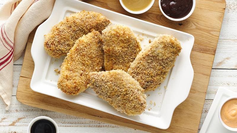 fancy fried chicken dinner